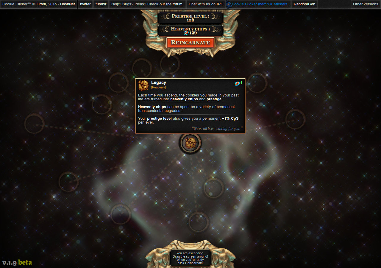 Cookie Clicker Ascension Guide - When to Ascend? - Nerd Lodge