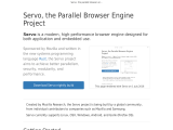 Servo The Parallel Browser Engine