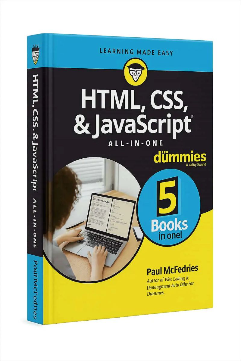 Html Css Javascript All In One For Dummies Expert Training - Dark Backgrounds - Modern Desktop Collection