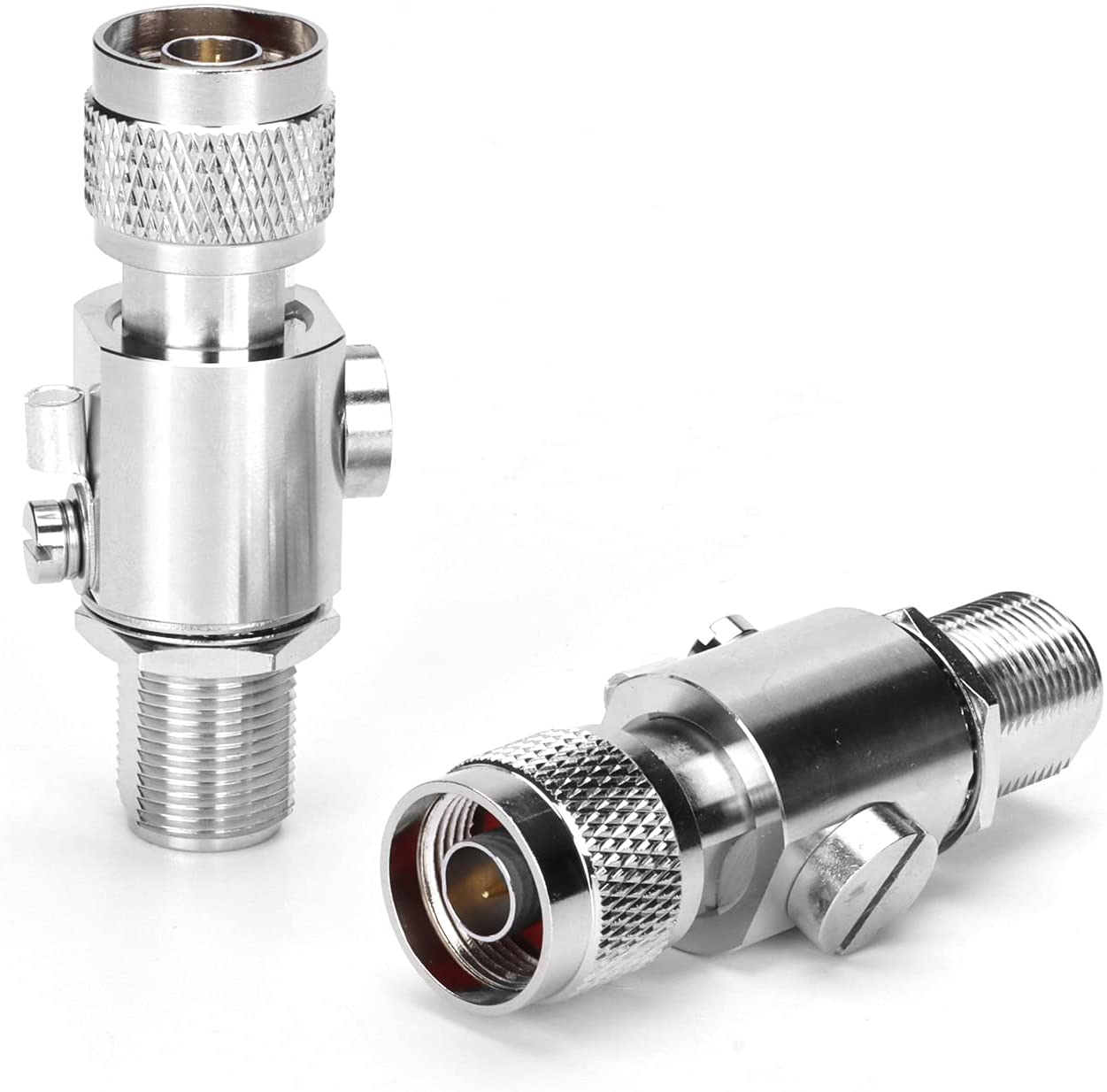 N Male to N Female Bulkhead Lightning Arrestor | N Type Surge Protector ...