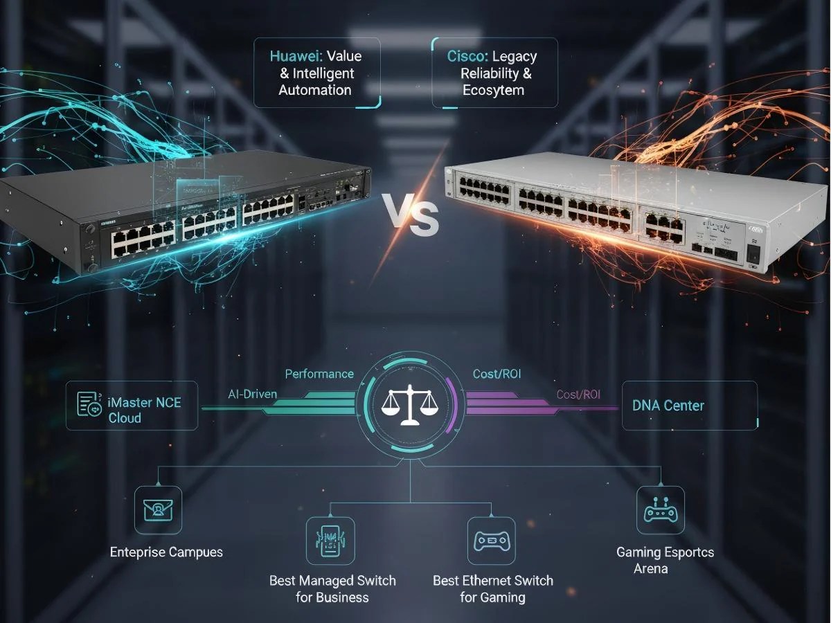 Huawei Vs Cisco Switch Comparison 2025 Best Managed Ethernet Switch