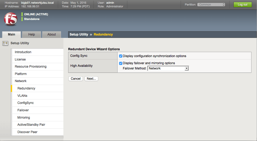 F5 BIG-IP LTM VE Initial Configuration - NetworkJutsu