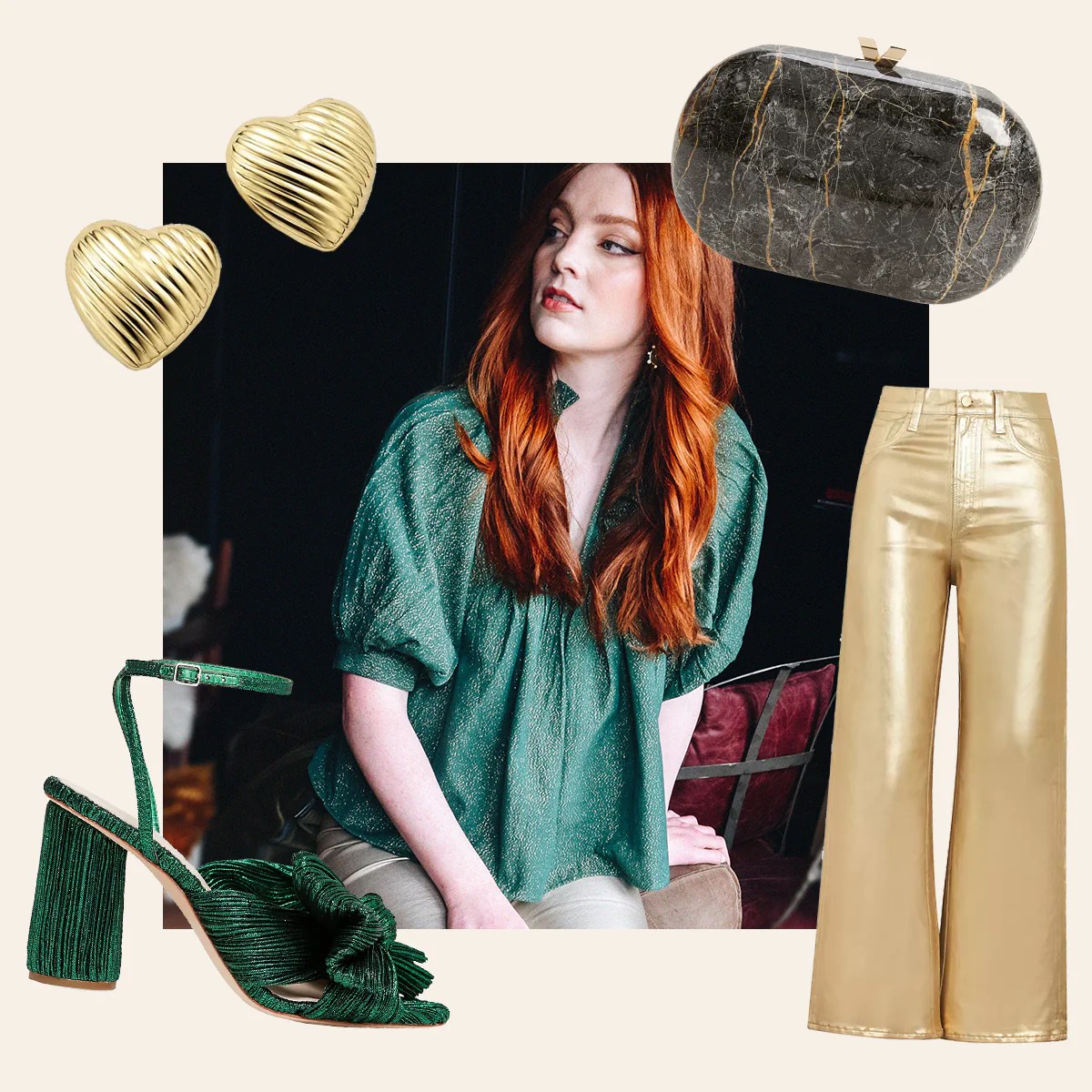 Never A Wallflower Styling Inspiration Emerald Sparkle