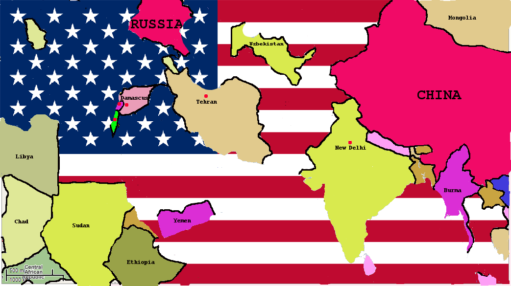 Fun With Maps: Understanding How Iran Sees the World | Newsburglar