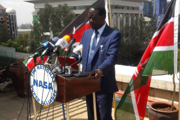 Raila issues list of 42 people 'tasked' to rig elections