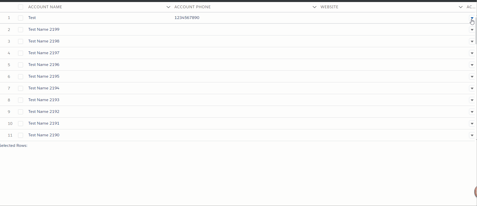 Lightning Datatable Lazy Loading With Inline Editing And Actions Salesforce News Technology Stuff 