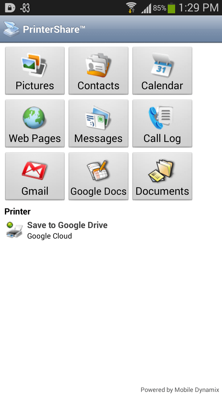 File Printer And Sharing