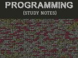 Python Programming Language Handwritten Study Notes