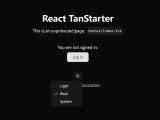 Minimal Tanstack Start Template With Better Auth React Tanstarter