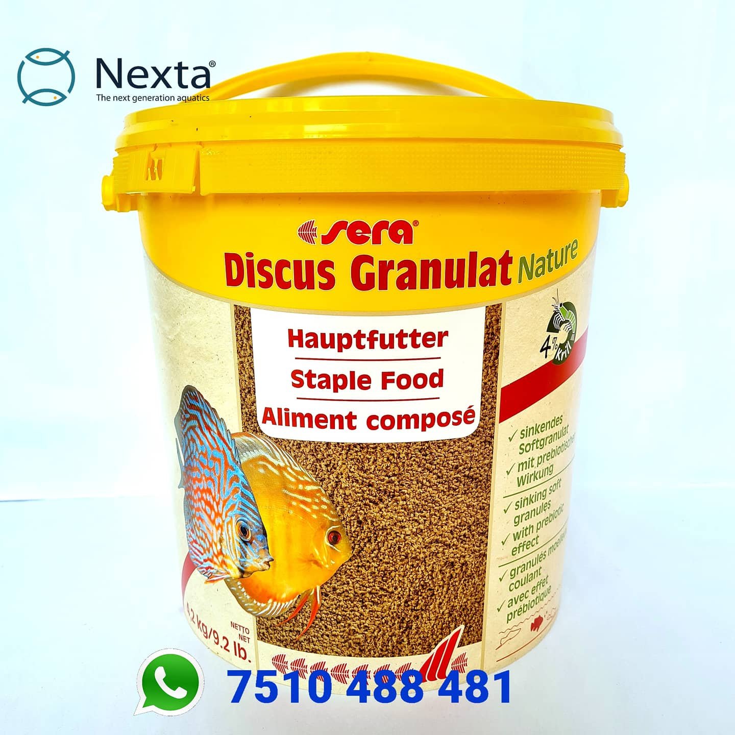 Sera Discus Nature 250 grams Bag - nextaaqua.com
