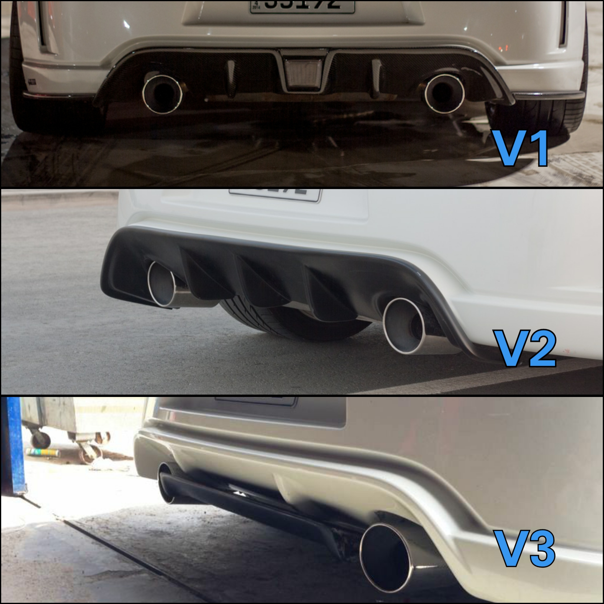 NextLevel Performance | Carbon Signal Rear Diffuser & Spats Options ...