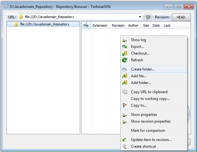 Creating a SVN Repository using TortoiseSVN step by step explained – NgDeveloper