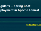 Angular 11 Spring Boot Deployment In Apache Tomcat Ngdeveloper