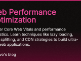 Web Performance Optimization