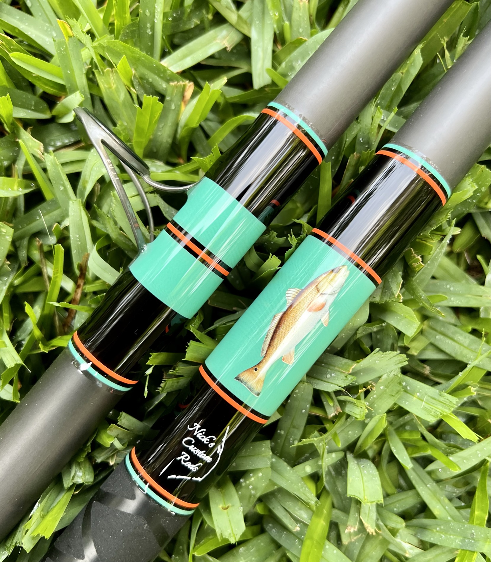 Rainshadow SU1509-2 with Teal, Black & Orange