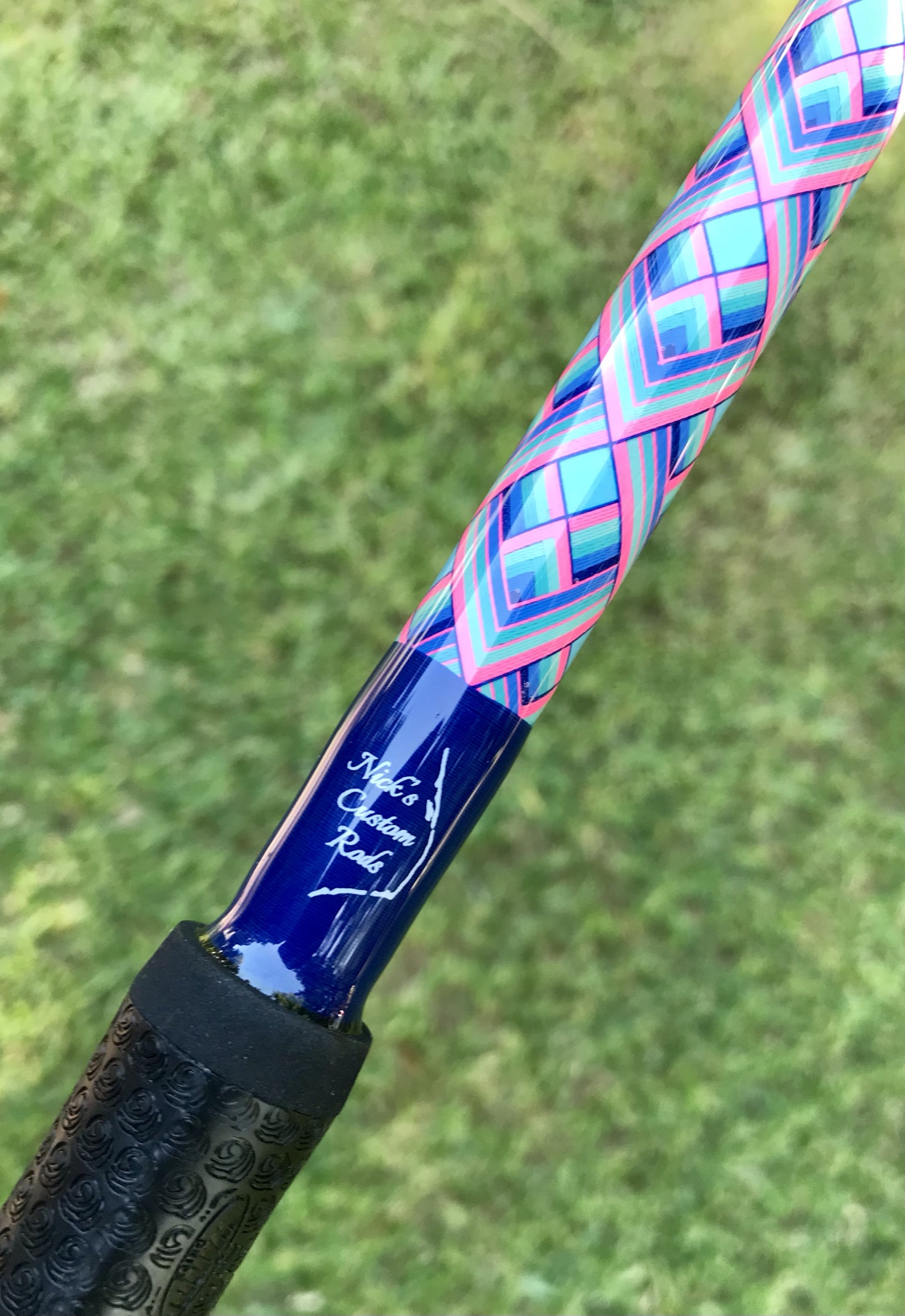 CTS Vapor Trail VT1002-2 Satin Teal (Shippable) - Nicks Custom Rods