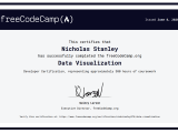 Data Visualization Certificate