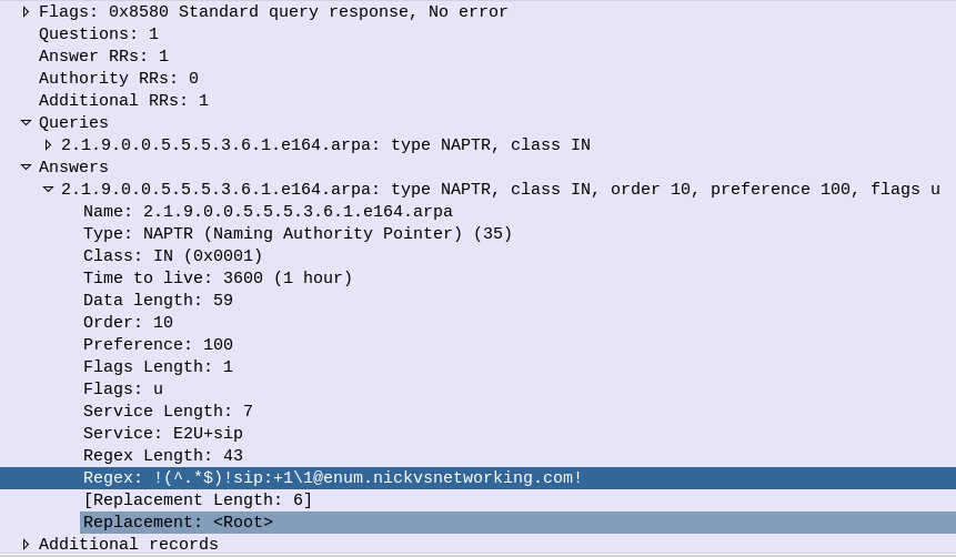ENUM – DNS based Call Routing – Nick vs Networking