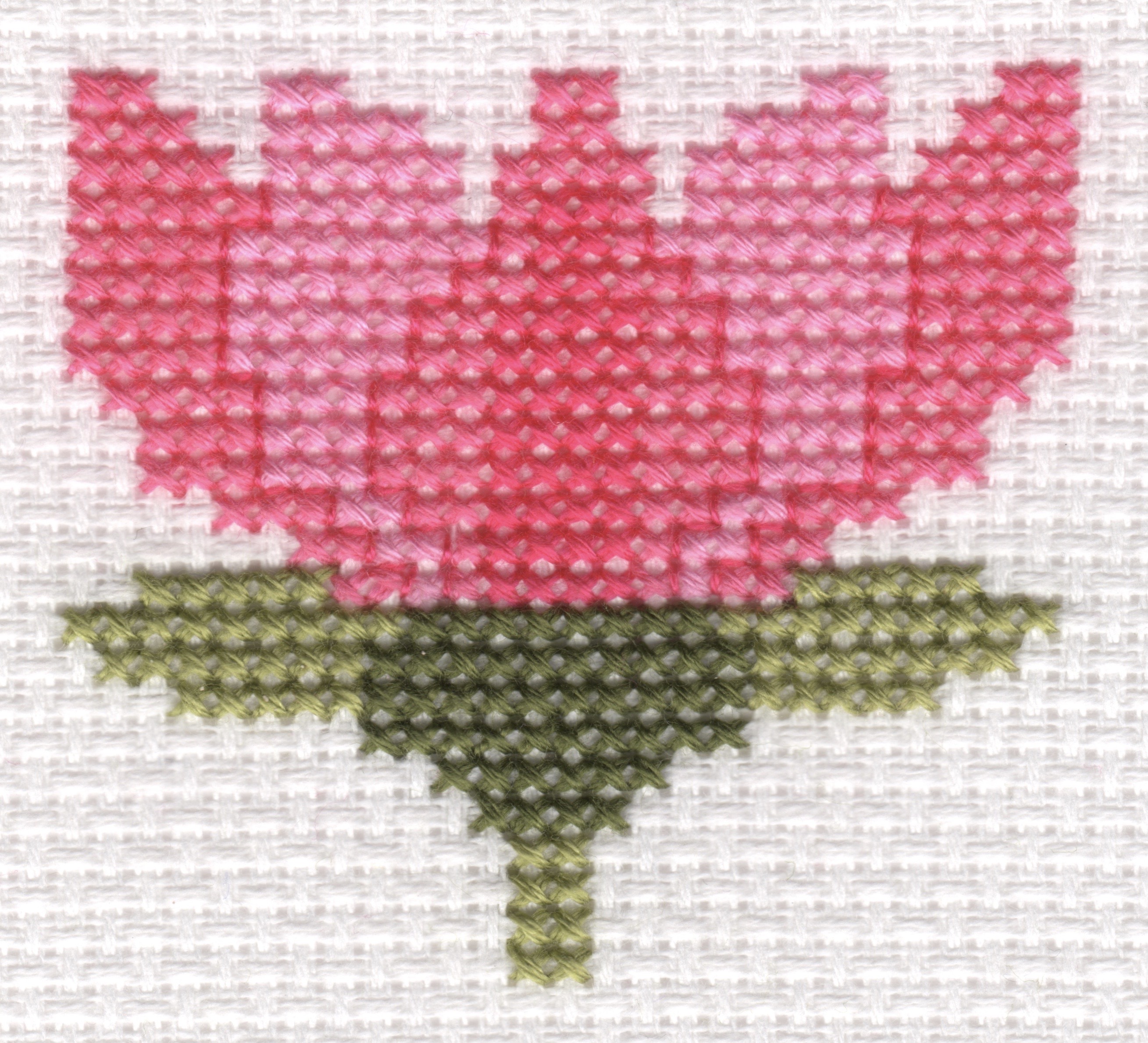 4 Small Floral Patterns for Cross Stitch Cards Lotus Flower Cross ...