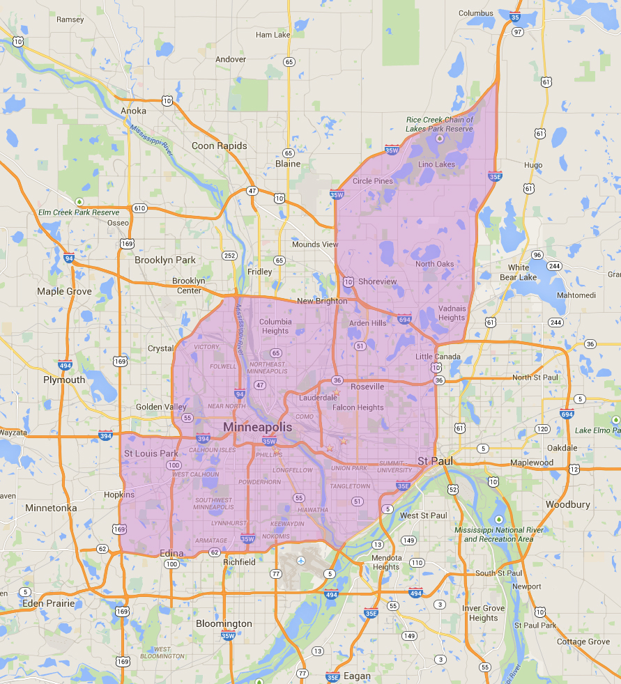 Home Delivery Area Map | Night Owl Farm