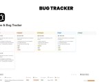 Free Issue Bug Tracker Template For Notion Best Notion Templates
