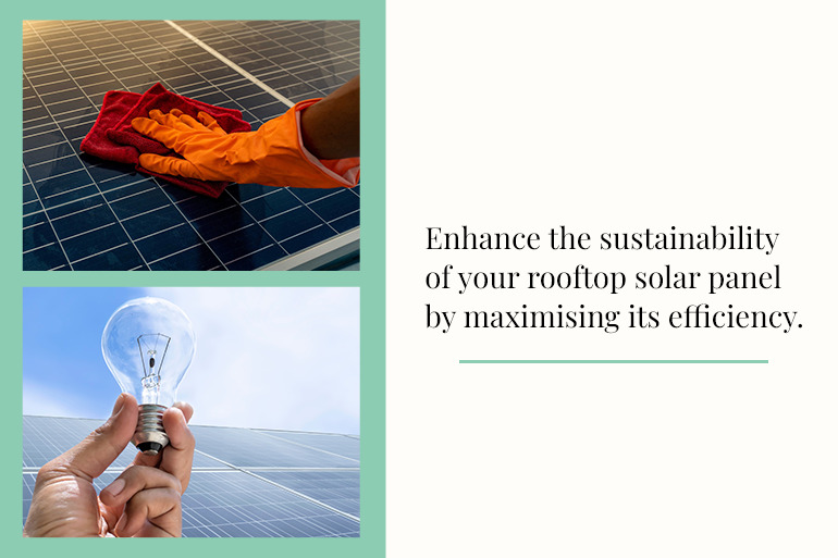 How to make your rooftop solar panel more sustainable?