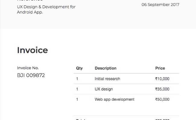 Create An Invoice Template Design With Css Media Print Html And Css Invoice Template Bilarasa