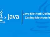 Java Method Defining And Calling Methods In Java