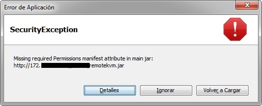 Solución a error de java SecurityException, Missing required ... Solución a error de java SecurityException, Missing required ...