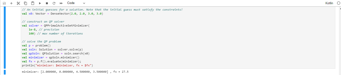 S2 quadratic programming – NM DEV