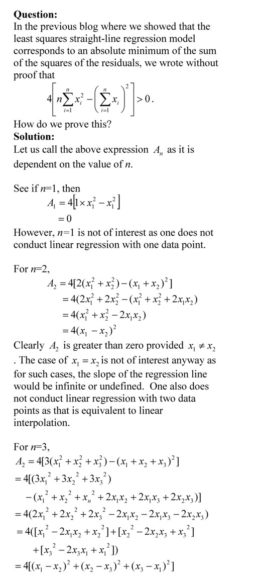 linear regression – The Numerical Methods Guy