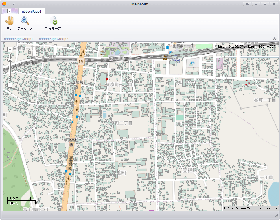 「MapWinGIS」を使ってC#でshpファイル表示する