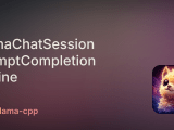 Class Llamachatsessionpromptcompletionengine Node Llama Cpp