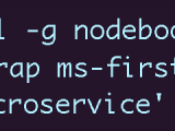 Npm Install G Nodebootstrap Nodebootstrap Build Hello