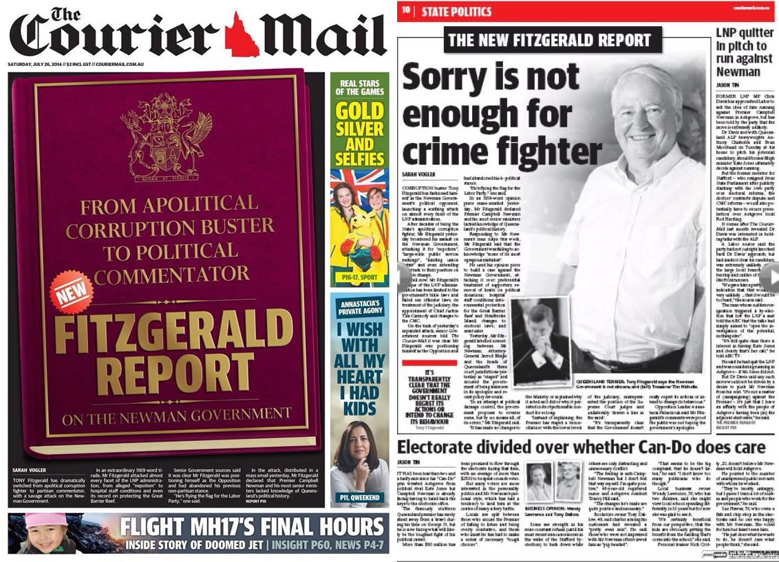 Creeping political death, Newman’s faux apology – The Qld Weekly # ...