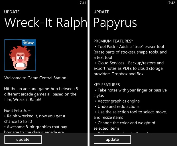 Papyrus & Disney's Wreck-it Ralph see updates.