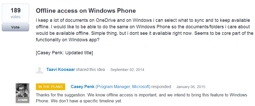 Microsoft to bring OneDrive offline access to Windows Phone - NPowerUser