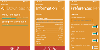 Torrex Pro app for Windows Phone updated with new features - NPowerUser