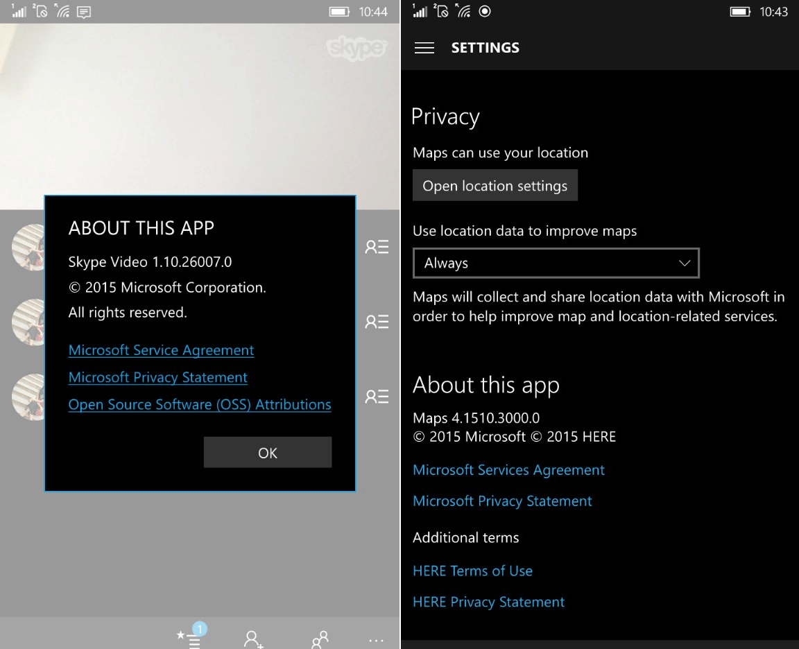 Microsoft Messaging and Windows Maps for Windows 10 Mobile updated ...