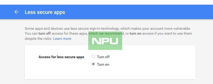 How To fix: Google Blocking Windows 10 Outlook Mail less-secure issue