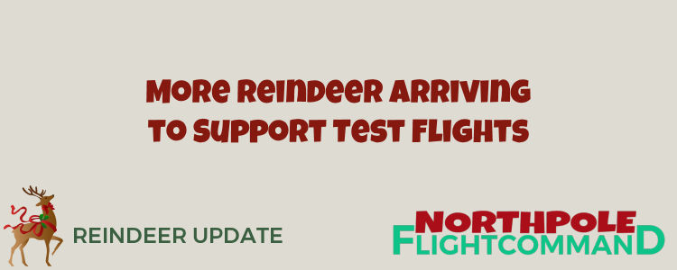 More Reindeer Coming - North Pole Flight Command