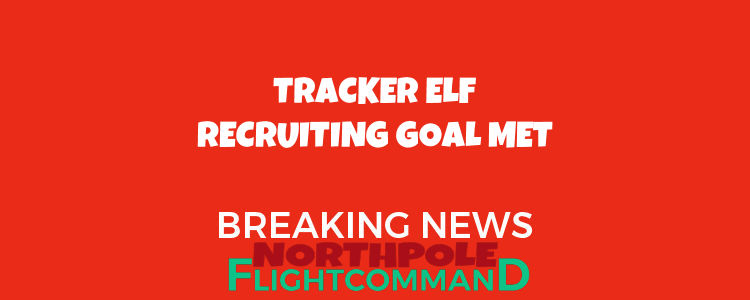 Tracker Elves Number More than 40 Million - North Pole Flight Command