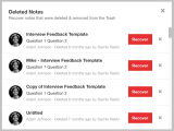 Recover Deleted Notes Notejoy