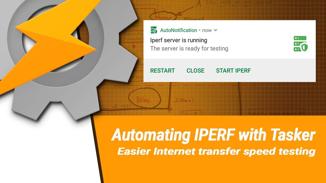 Automating iperf internet speed testing with Tasker - NotEnoughTech