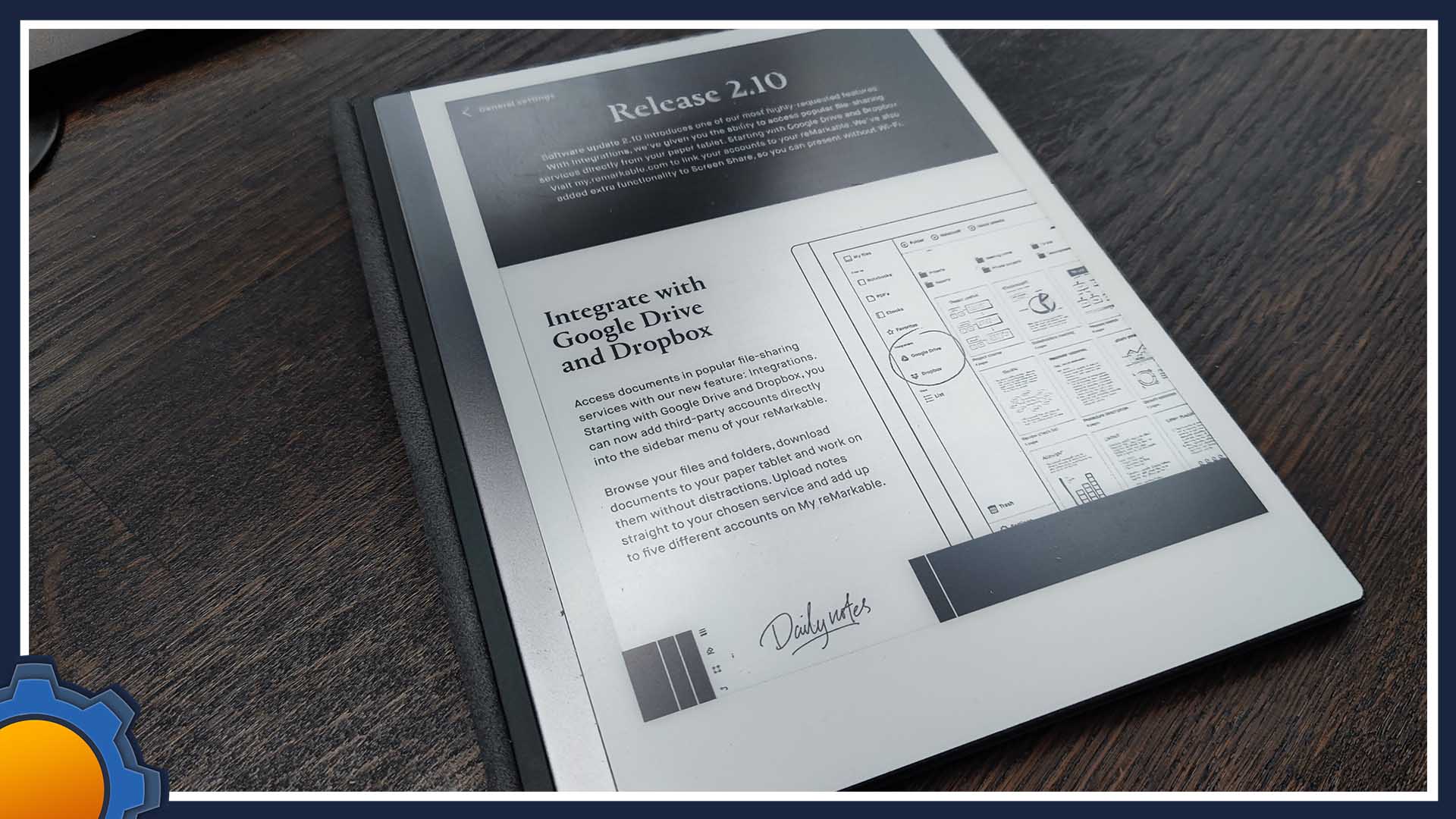 reMarkable 2 adds Google Drive and DropBox - NotEnoughTech