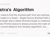 Dijkstra S Algorithm
