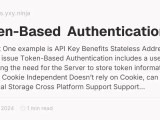 Token Based Authentication