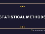 Statistical Methods Notes For Ag Best Ag Notes