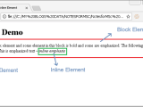 Html Tutorial Html Block And Inline Elements Notesformsc