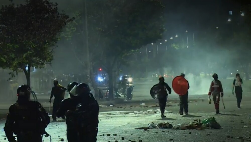 Nuevos disturbios se presentaron en la ciudad de Bogotá - Notired360